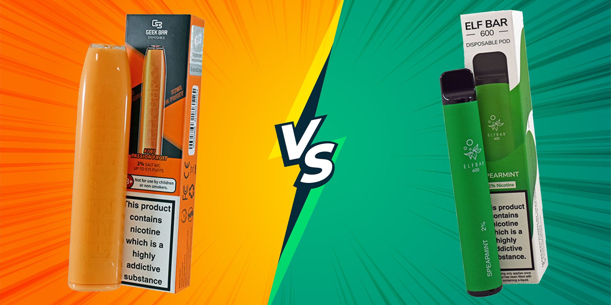 Geek bar or Elf bar | Disposable Vapes