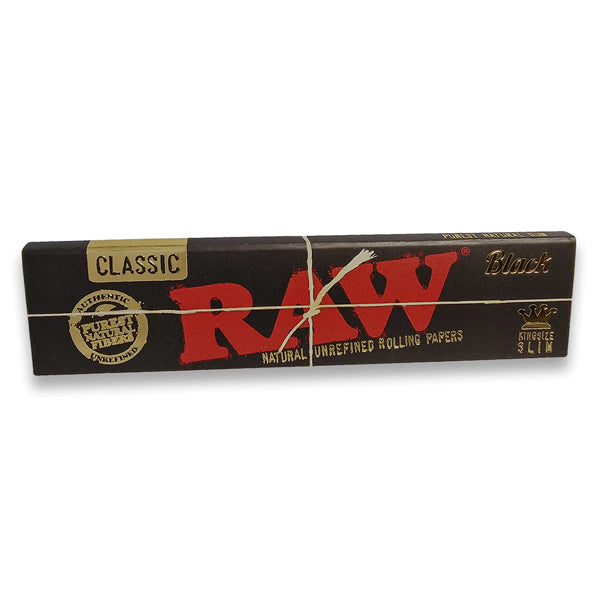 RAW Black Classic King Size Slim Papers – Vapor Shop Direct