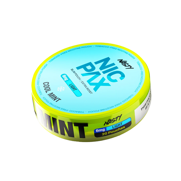 Cool Mint Nasty Nic Pax Nicotine Pouches – Vapor Shop Direct