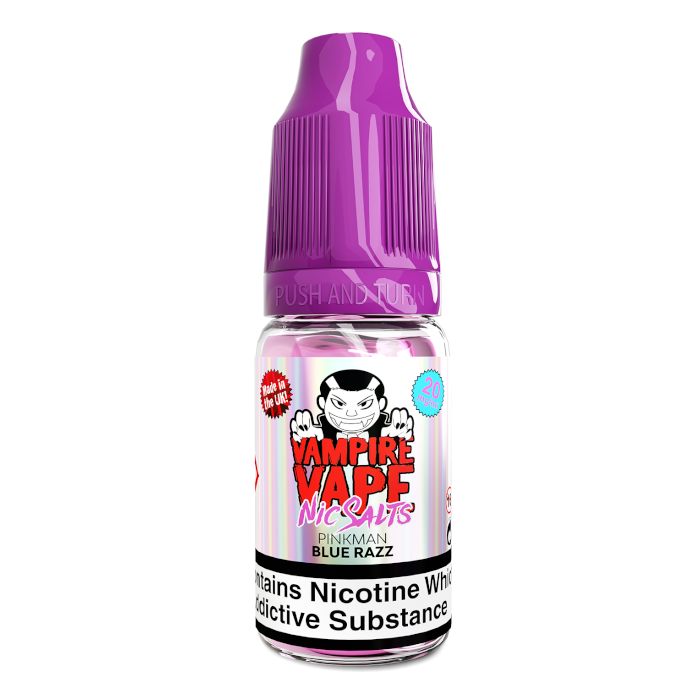 Pinkman Blue Razz Nic Salt by Vampire Vape - Nic Salts UK